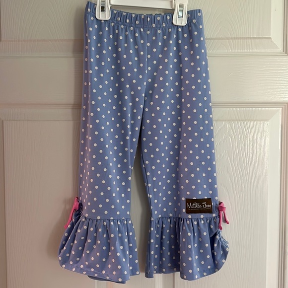 Matilda Jane | Bottoms | Polka Dot Matilda Jane Ruffle Pants | Poshmark